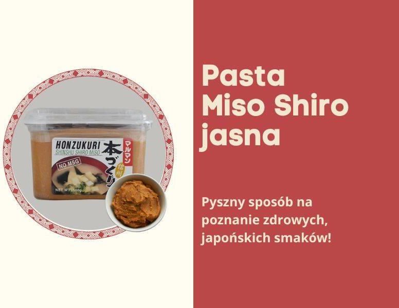 Pasta Miso Jasna Shinshu Shiro Japońska przyp[rawa do zupy miso bez ...