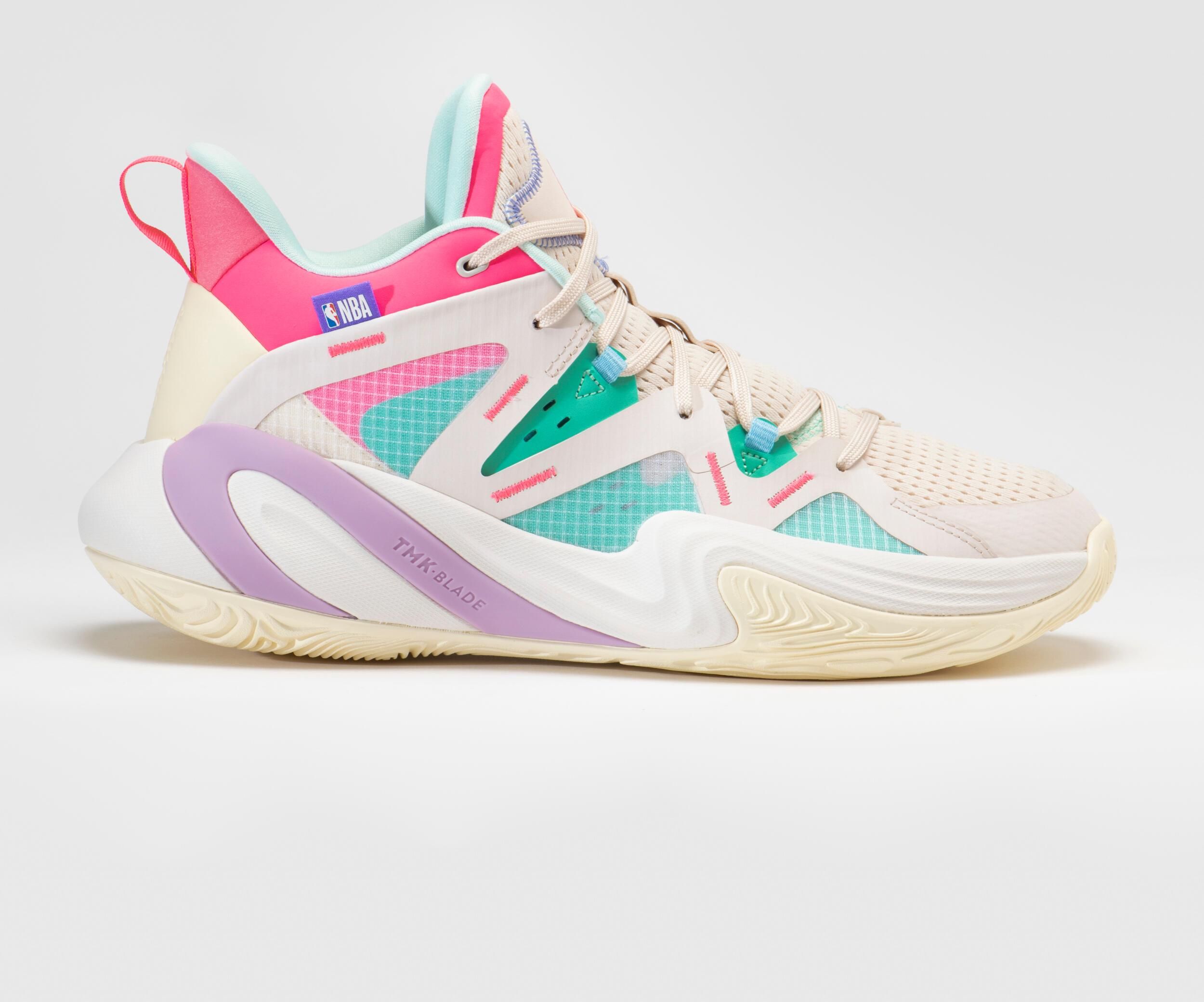 Buty do koszykówki dla mężczyzn i kobiet Tarmak NBA 900 MID-3 Miami ...