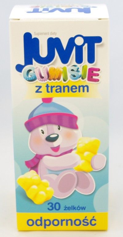 Juvit Gumisie z tranem żelki 30 sztuk - Opinie i ceny na Ceneo.pl