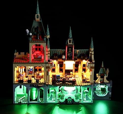 GEAMENT LED Light Kit Compatible with LEGO Harry Potter Hogwarts ...