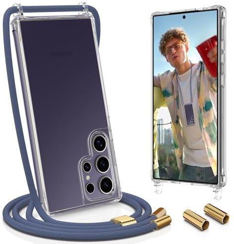 Uymo Przezroczyste Etui Ze Smyczą Do Samsung Galaxy S24 Ultra Etui Z ...