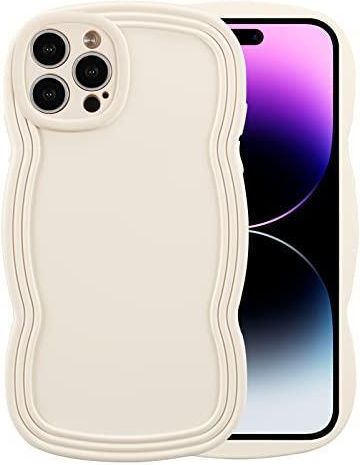 Xizyo Etui Do Iphone 13 Pro Max Śliczne Jednokolorowe Kręcone Faliste ...