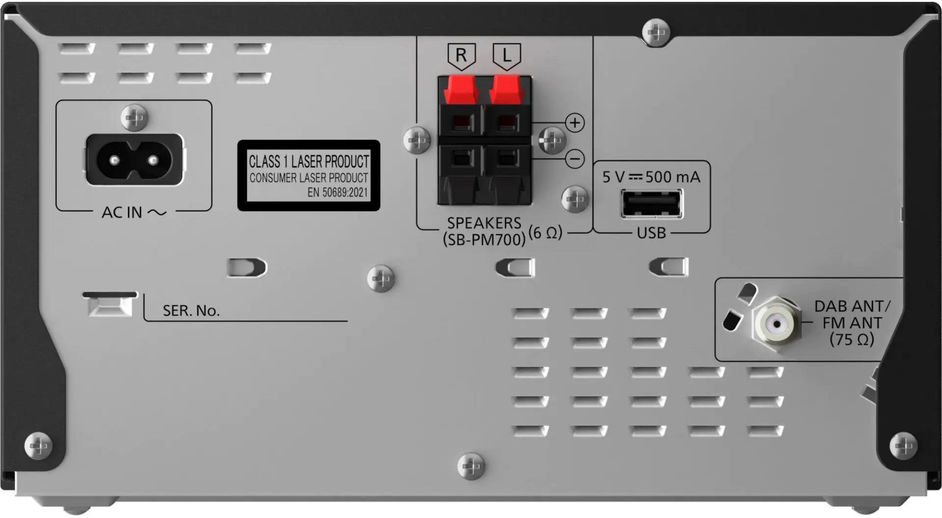 Wieża Panasonic SC-PM702 mikrowieża z CD i radiem FM (DAB+, 80W ...
