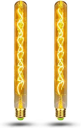 Bnititu Edison Vintage Żarówka E27, E27 Led Ściemnialna 4W Flet Tube ...