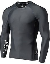 LAFROI Męska koszulka termoaktywna z długim rękawem, UPF 50 ...