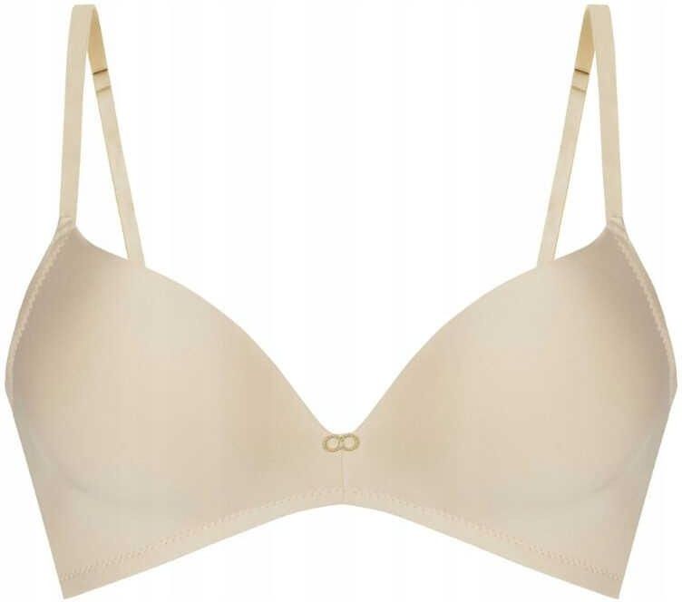 Biustonosz Push-Up Bez Fiszbin Amelia Beżowy - Mefemi 70E - Ceny i opinie - Ceneo.pl