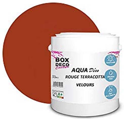 Farba Box Deco Couleurs Aqua Deco Velvet Akrylowa 2,5L Czerwona ...