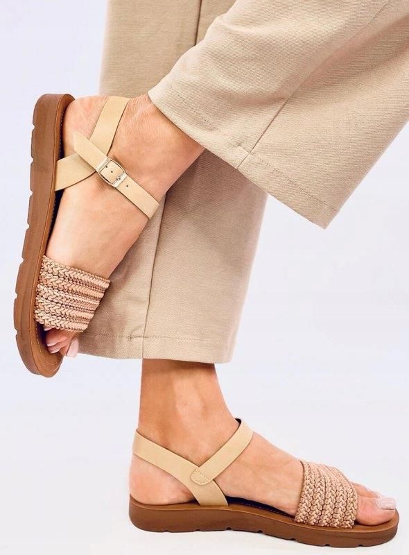 Sandałki w stylu boho SALINON BEIGE 40 - Ceny i opinie - Ceneo.pl
