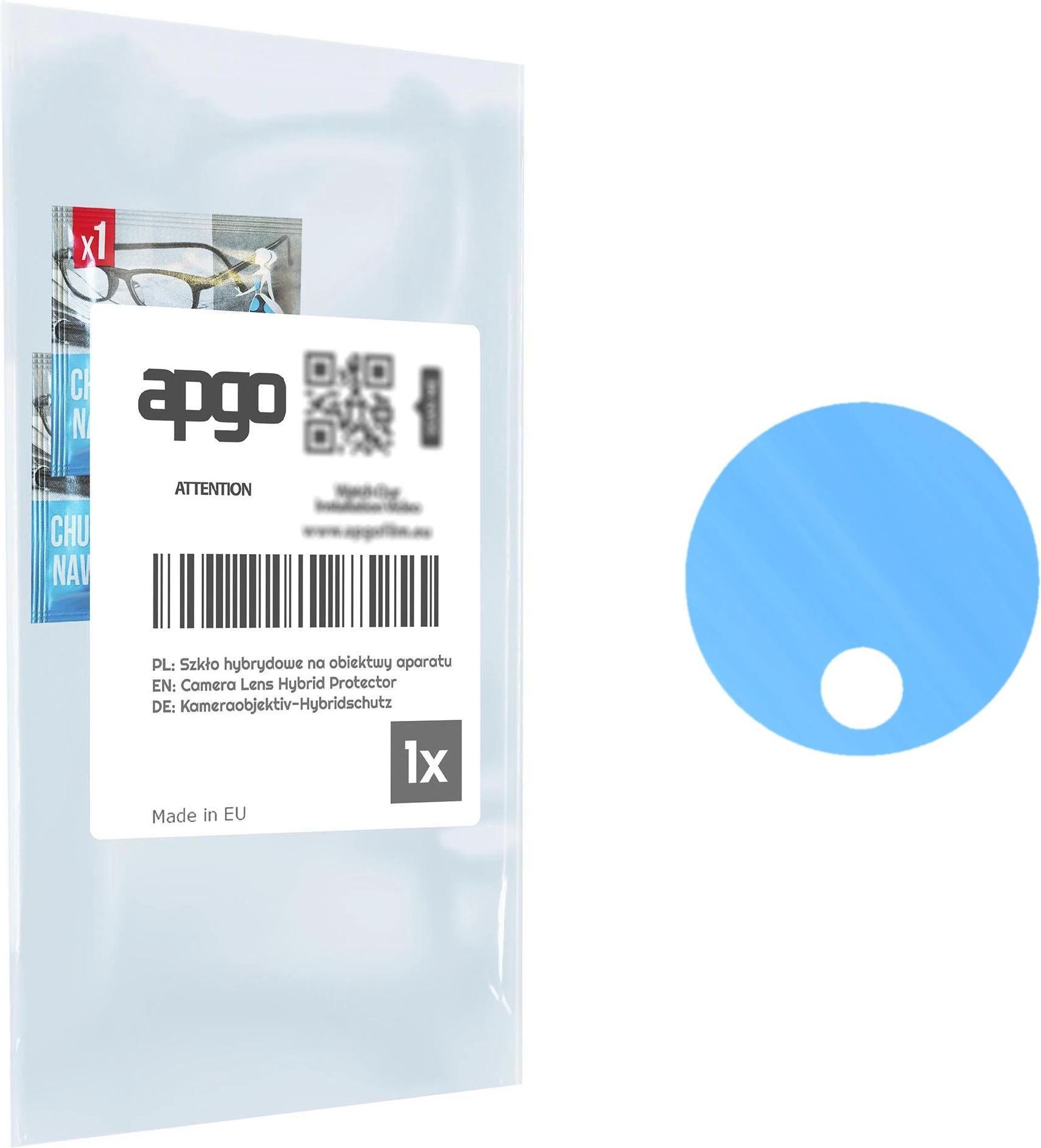 Akcesoria do tabletu Apgo 1X Szkło Hybrydowe Na Aparat Obiektyw Kamerę ...