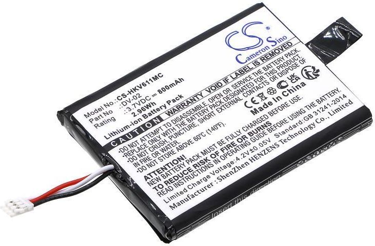 Cameron Sino Hikvision DS-MH611 / DV-02 800mAh 2.96Wh Li-Ion 3.7V ...