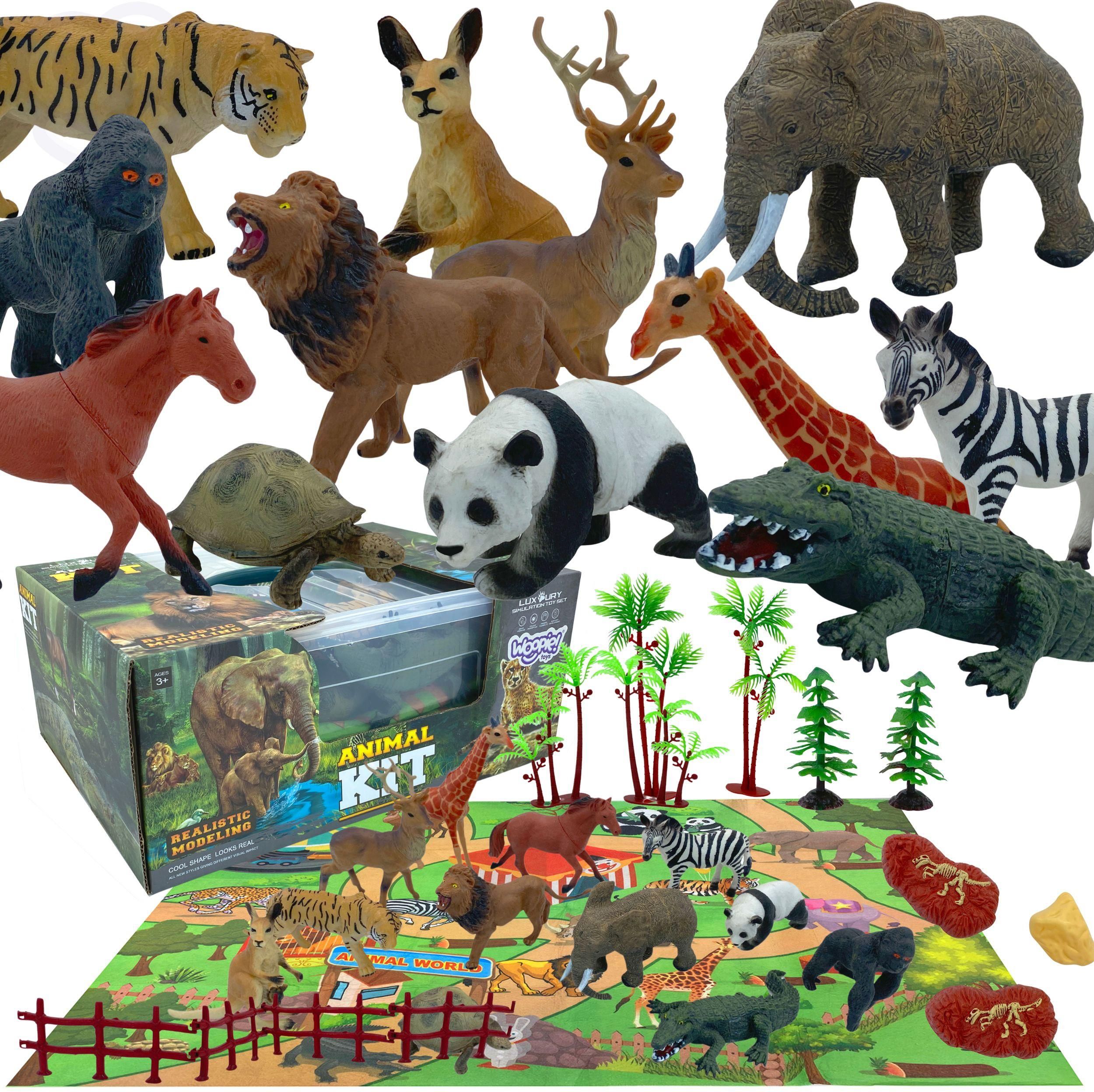 Woopie Zestaw Figurki Safari + Mata 24 El. - Ceny i opinie - Ceneo.pl