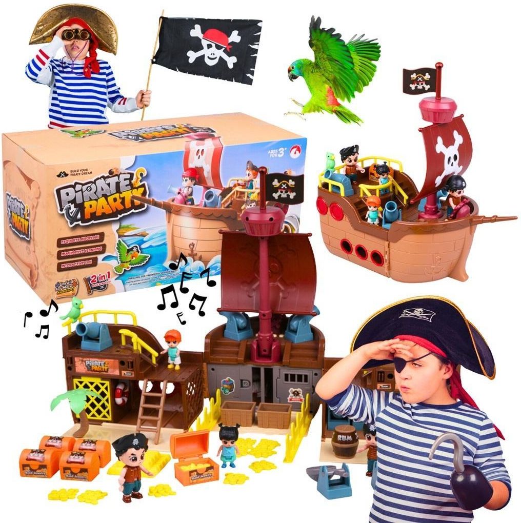 Maksik Statek Piracki + Akcesoria - Ceny i opinie - Ceneo.pl