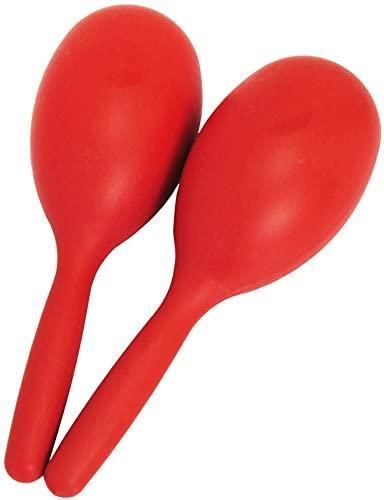 A-Star Para czerwonych plastikowych marakasów - 20 cm grzechotka ...