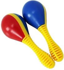 A-Star Para małych plastikowych marakasy - 13 cm grzechotka, instrument ...