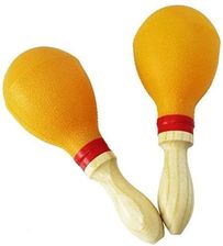 A-Star Para dużych plastikowych marakasy z drewnianą rękojeścią - 25 cm ...