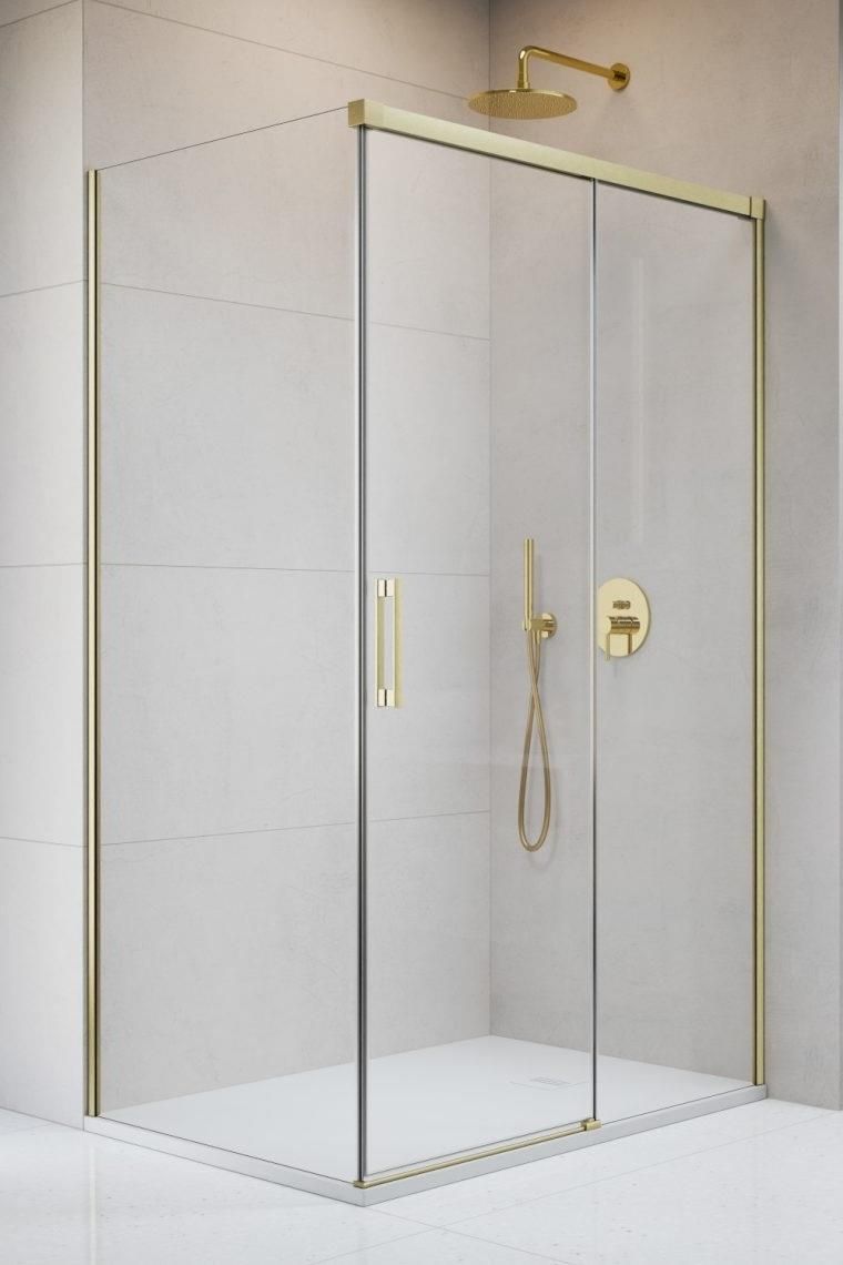 Kabina prysznicowa Radaway Idea 8 Kdj 130x110 Szczotkowane Złoto ...
