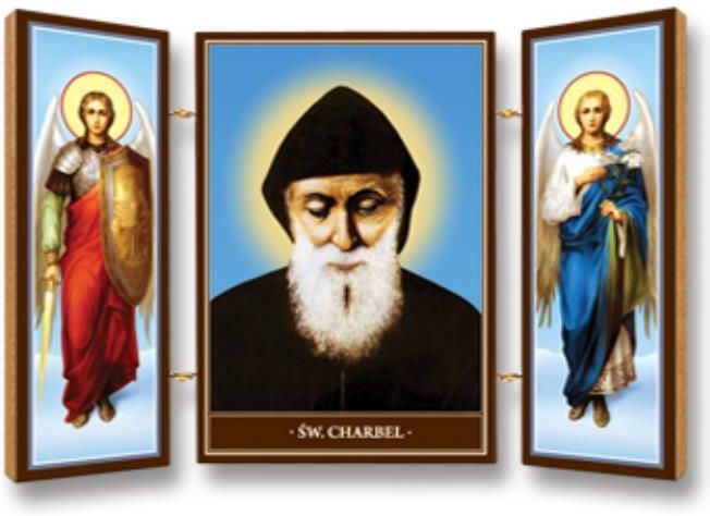 Św. Charbel - tryptyk - Ceny i opinie - Ceneo.pl