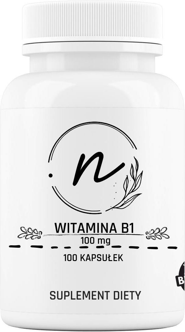 Naturepro Witamina B1 Tiamina 100mg 100kaps. - Opinie i ceny na Ceneo.pl