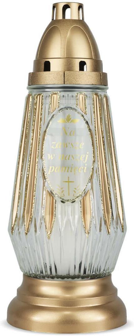 RAL Znicz Szklany 29cm Złoty Dp560 - Ceny i opinie - Ceneo.pl