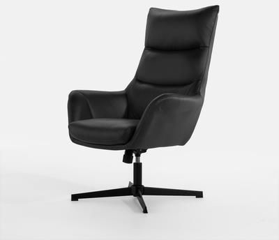 Fotel Obrotowy Czarny Deluxo (2,8120060104E+16) - Opinie i atrakcyjne ...