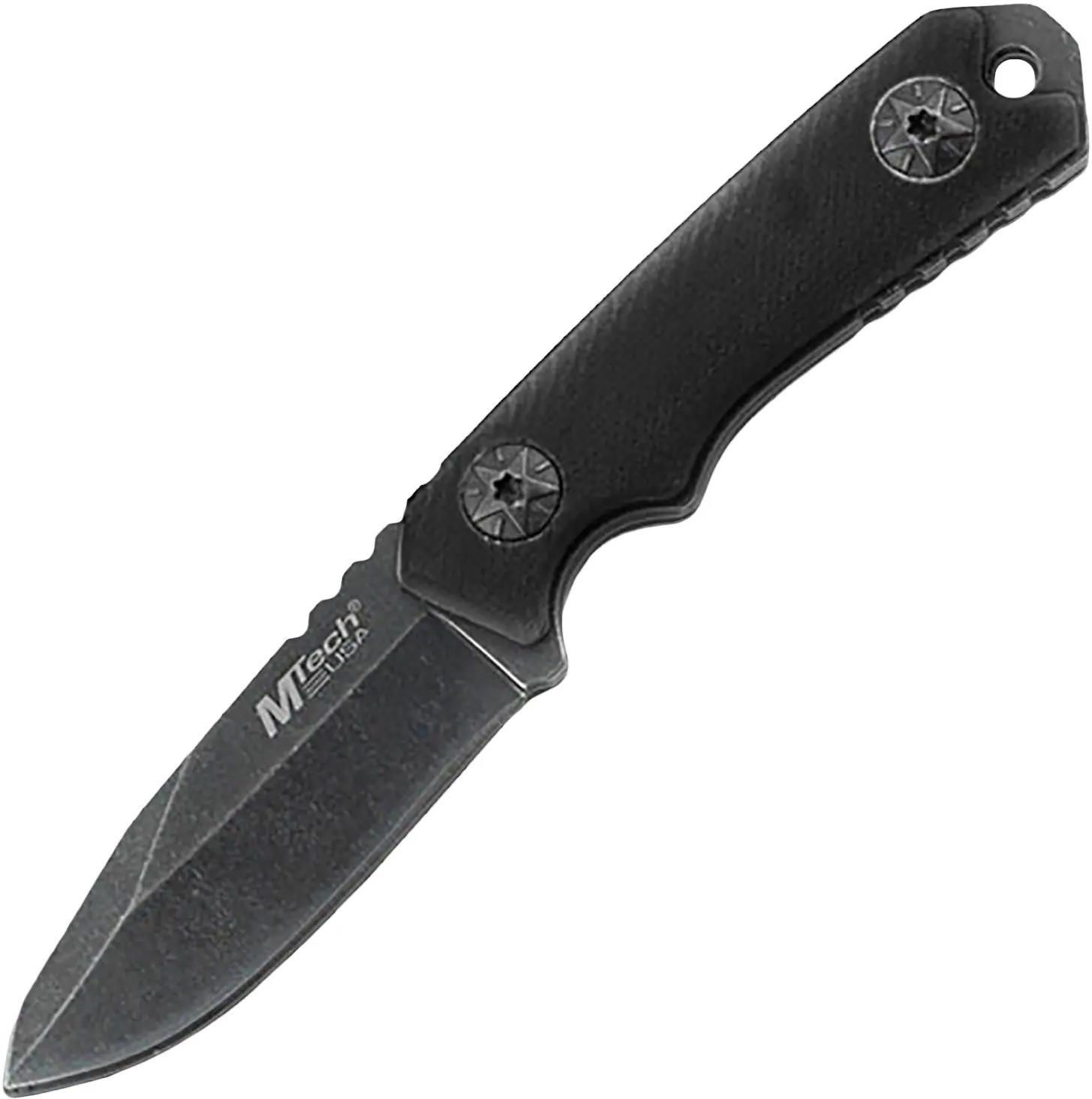 Nóż Master Cutlery M-Tech USA Fixed Blade Neck Knife - Black - Ceny i ...