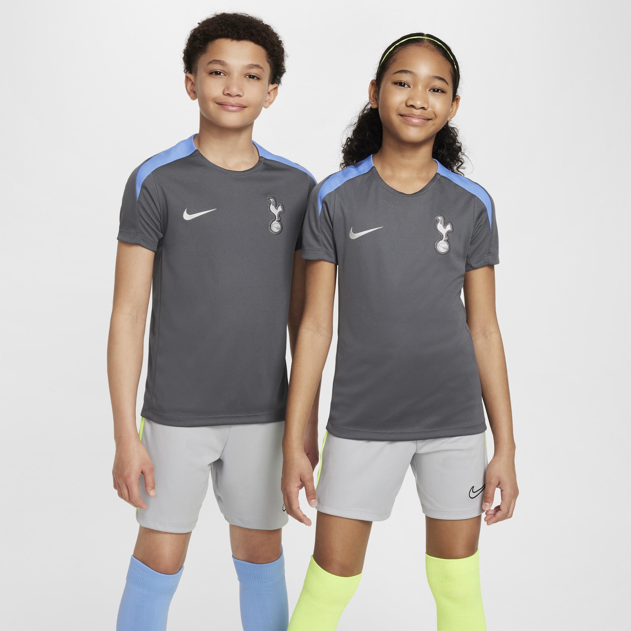 Dzianinowa koszulka piłkarska z krótkim rękawem dla dużych dzieci Nike Dri-FIT Tottenham Hotspur ...