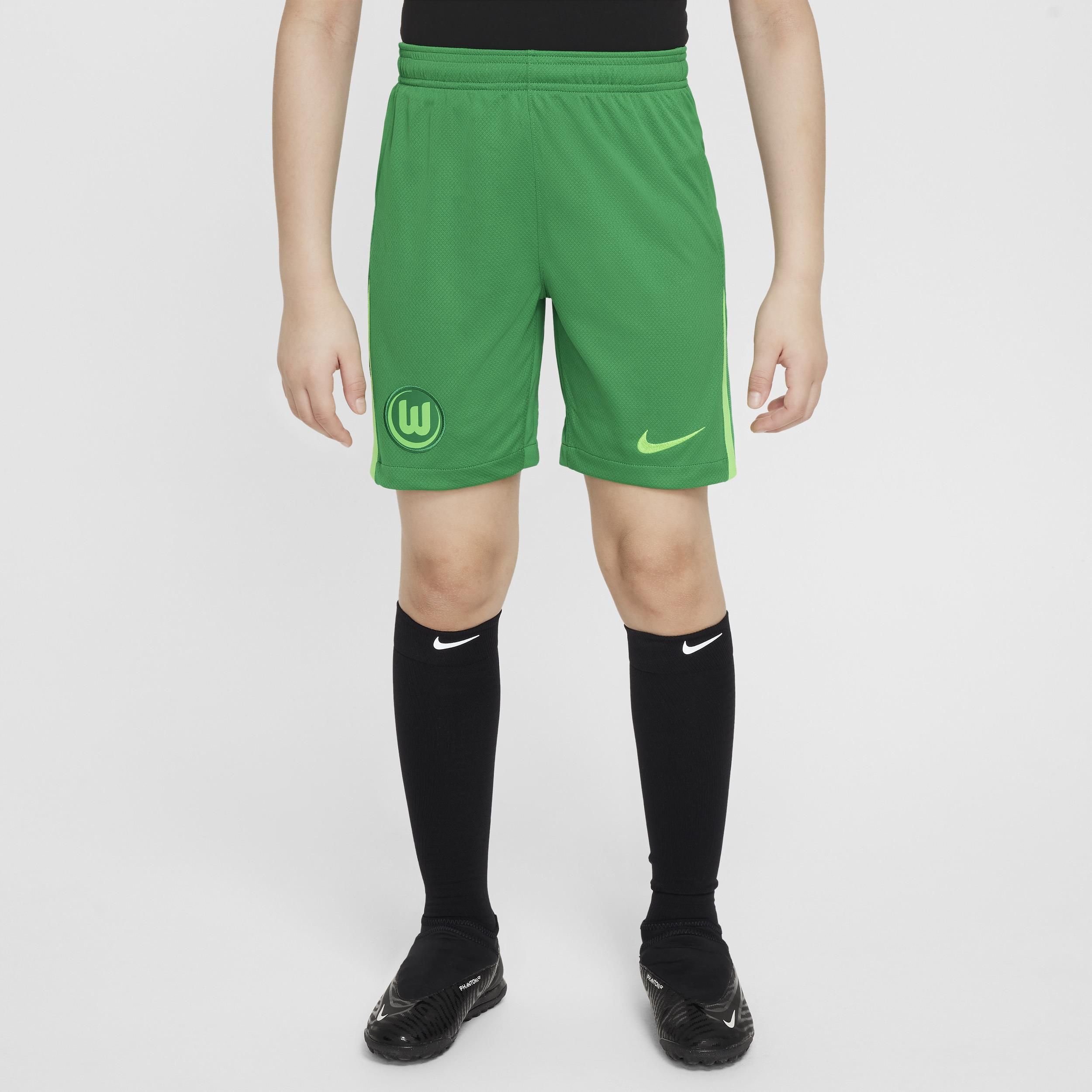 Spodenki Piłkarskie Dla Dużych Dzieci Nike Dri Fit Vfl Wolfsburg