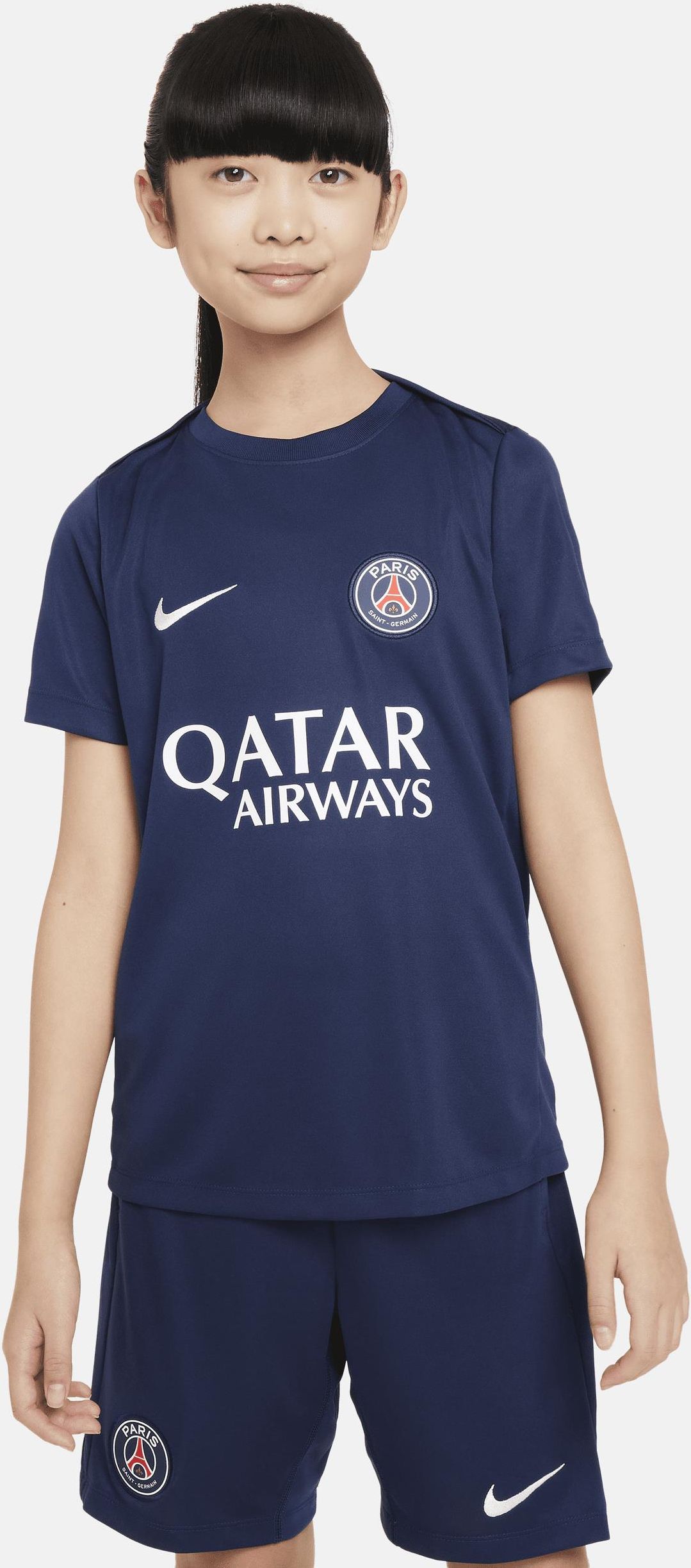 Dzianinowa koszulka piłkarska z krótkim rękawem dla dużych dzieci Nike ...