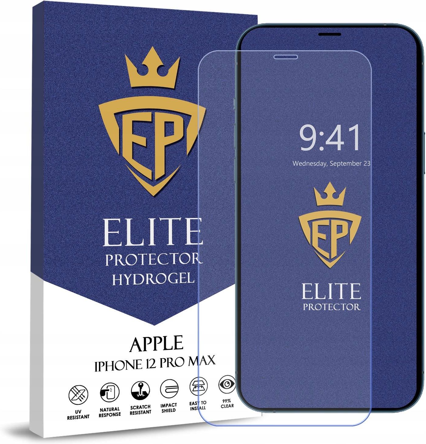 Elite Protector Folia 5D Cały Ekran Na Telefon Do Apple Iphone 12 Pro ...