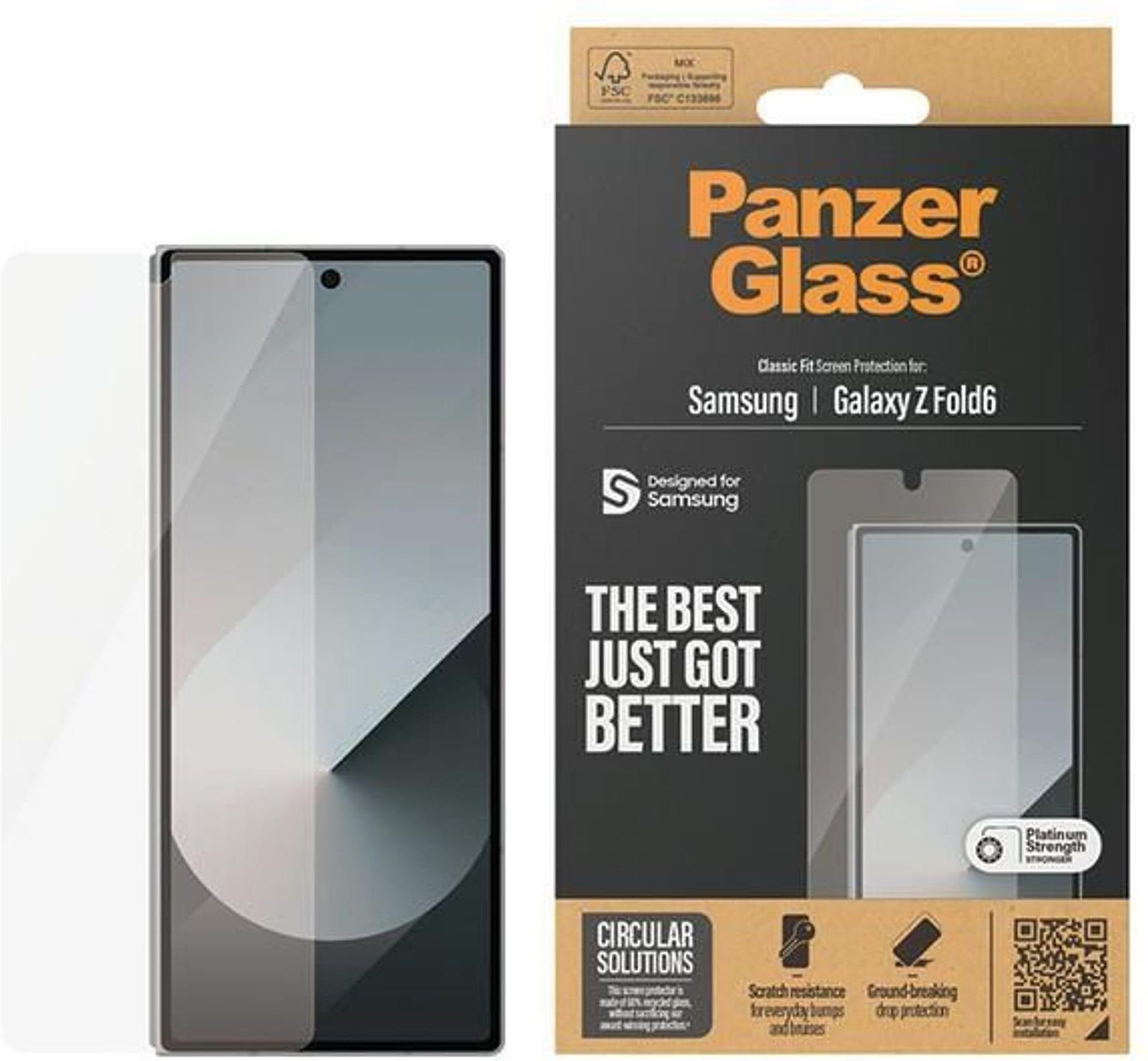 Panzerglass Classic Fit Sam Z Fold6 F956 Screen Protection 7369 ...
