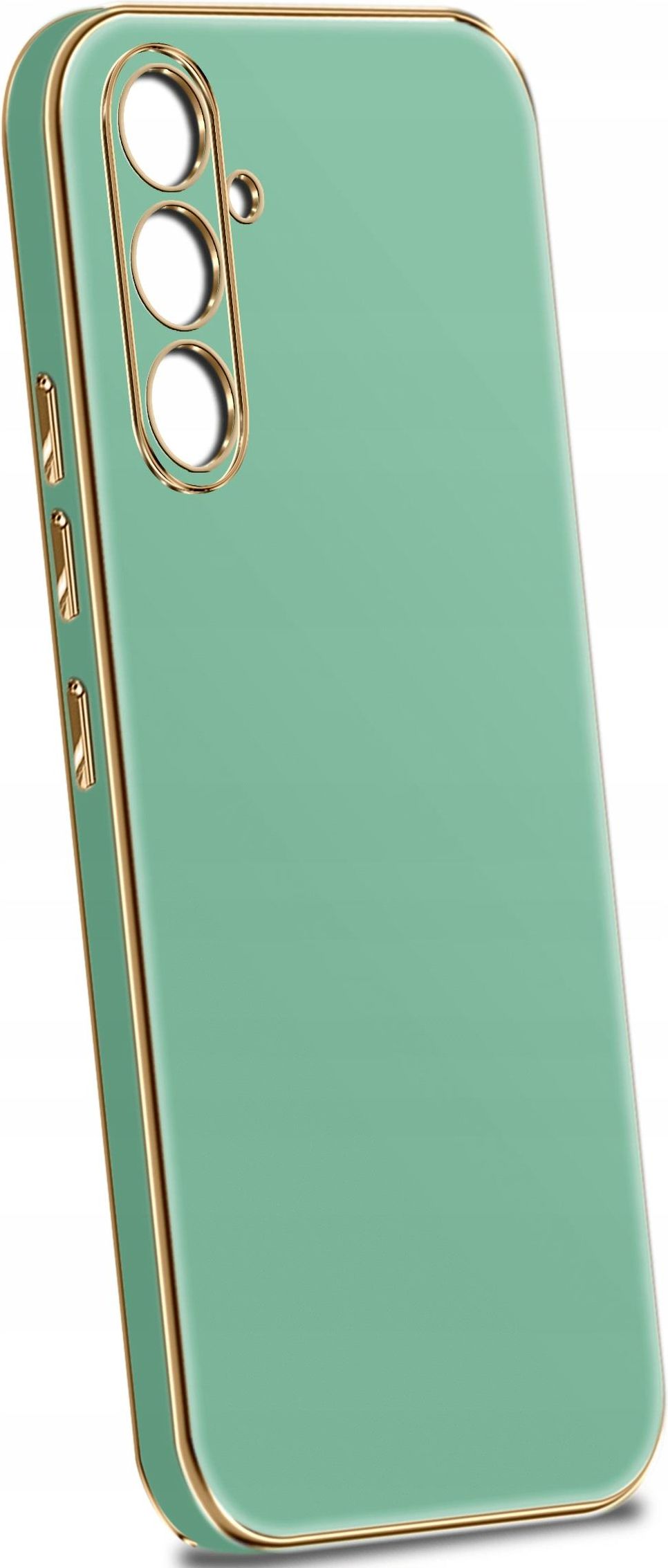 Case Etui Do Samsung Galaxy M15 5G Glamour Luxury Gold Szkło Szybka 9H ...