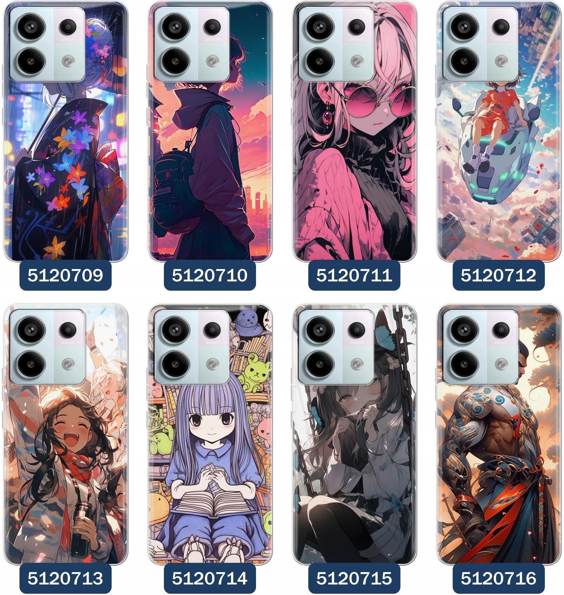 Superetui Etui Do Xiaomi Redmi Note 13 Pro 5G Manga Anime Japoński ...