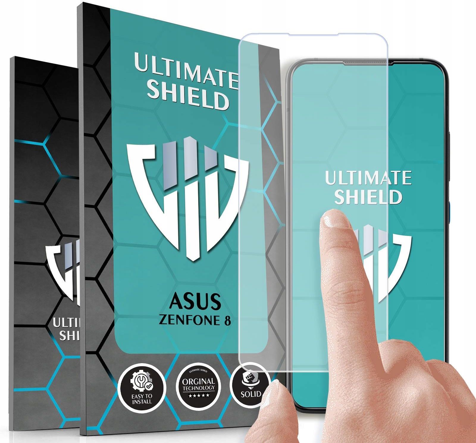 Ultimate Shield Szkło 5D Na Cały Ekran Telefonu Do Asus Zenfone 8 ...