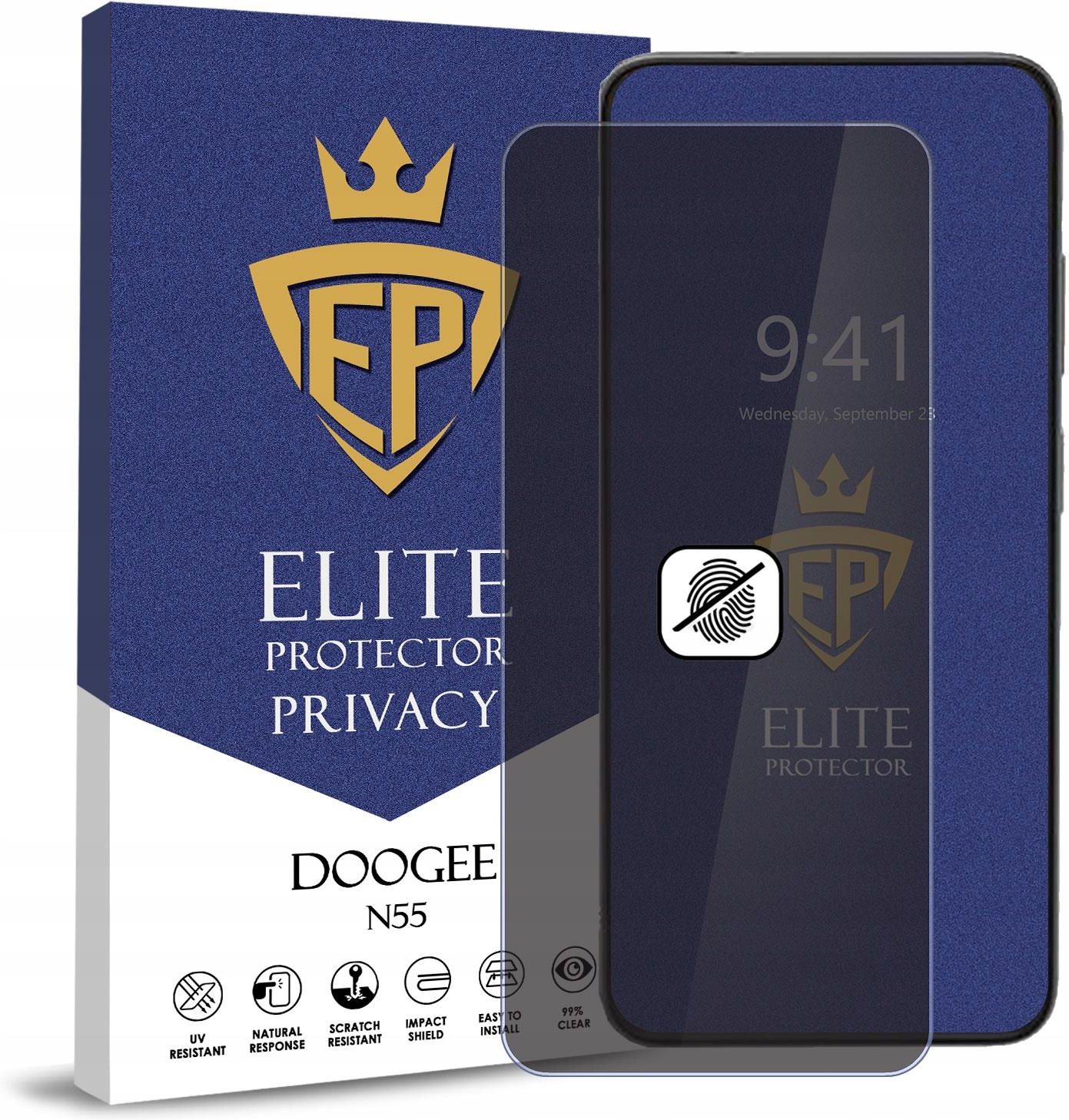 Elite Protector Szkło 5D Matowe Do Doogee N55 Hydrożel Brak Odcisków ...