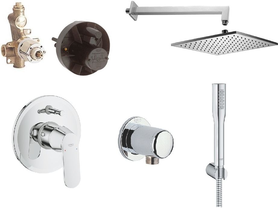 Zestaw prysznicowy Grohe Eurosmart Cosmopolitan 5w1 32879000+27369000 ...