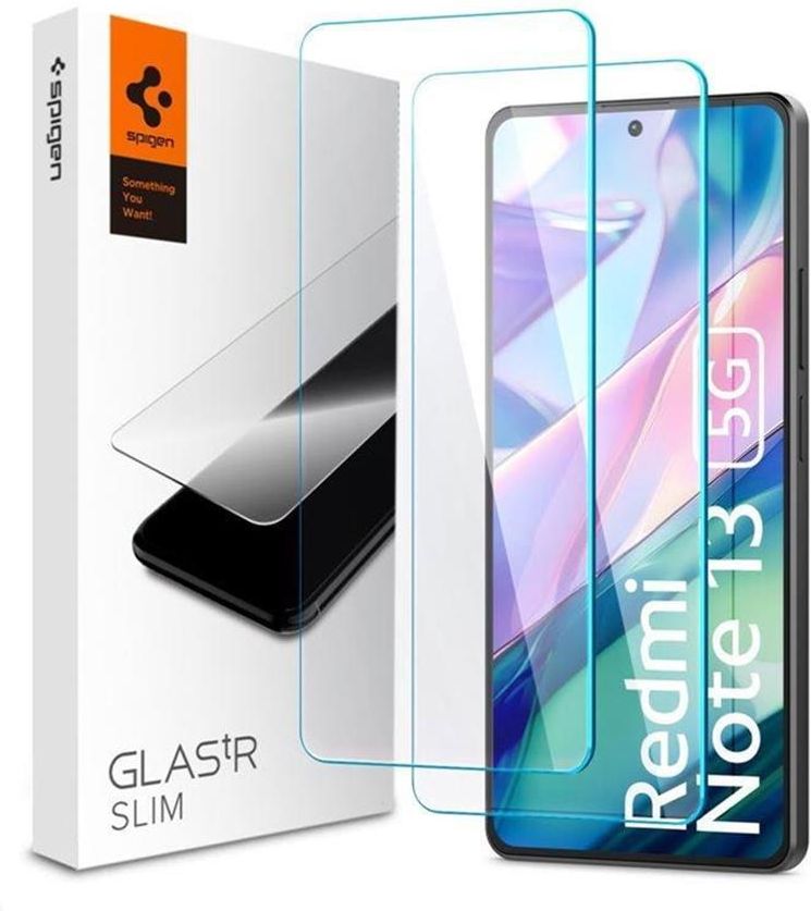 Spigen Szkło Do Etui Glas Tr Slim 2 Pack Xiaomi Redmi Note 13 5G ...