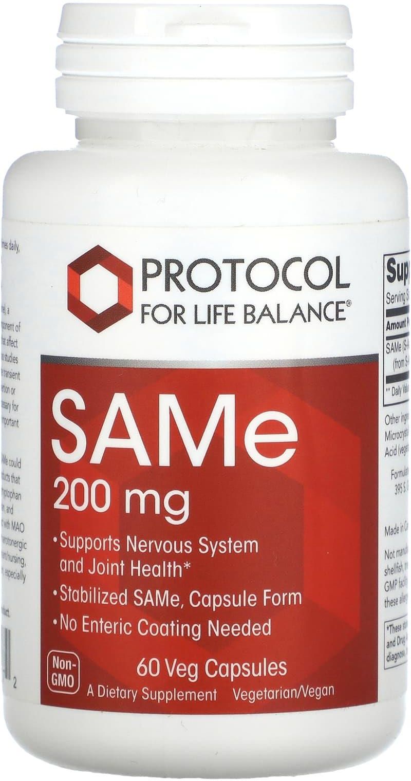 Protocol For Life Balance SAMe 200 mg 60kaps. - Opinie i ceny na Ceneo.pl