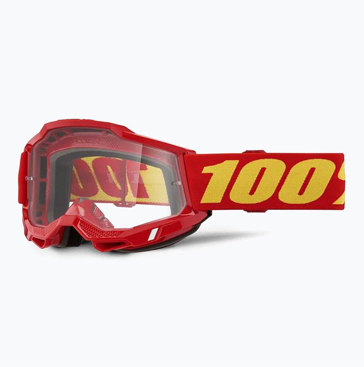 Gogle Rowerowe 100% Accuri 2 Red/Clear - Ceny i opinie - Ceneo.pl