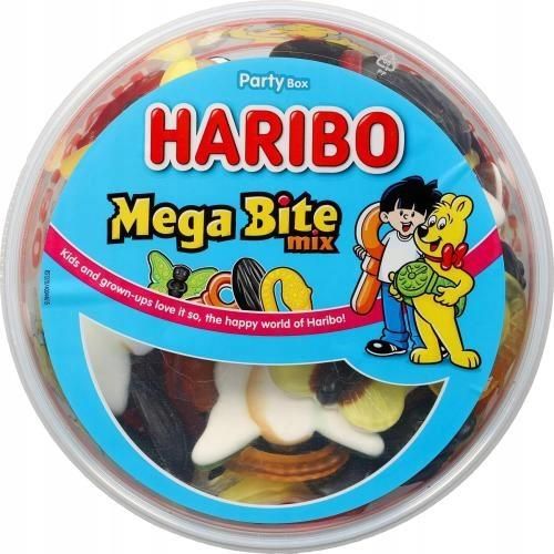 Haribo Mega Bite Mix Żelki Owocowe Lukrecja 900g - Ceny i opinie - Ceneo.pl