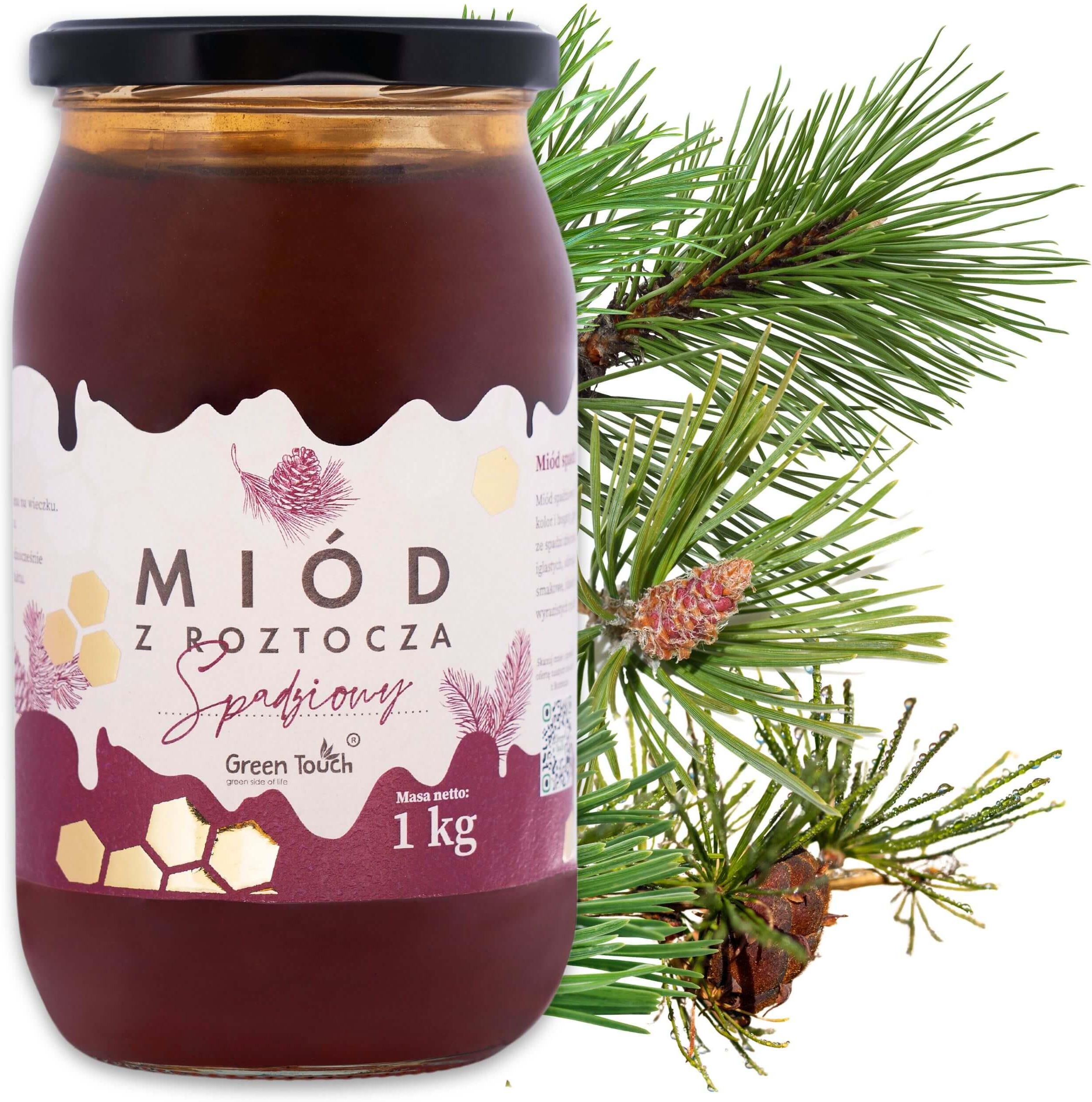 Green Touch Miód Spadziowy Iglasty 1kg Polski Ze Spadzi Iglastej Miody ...