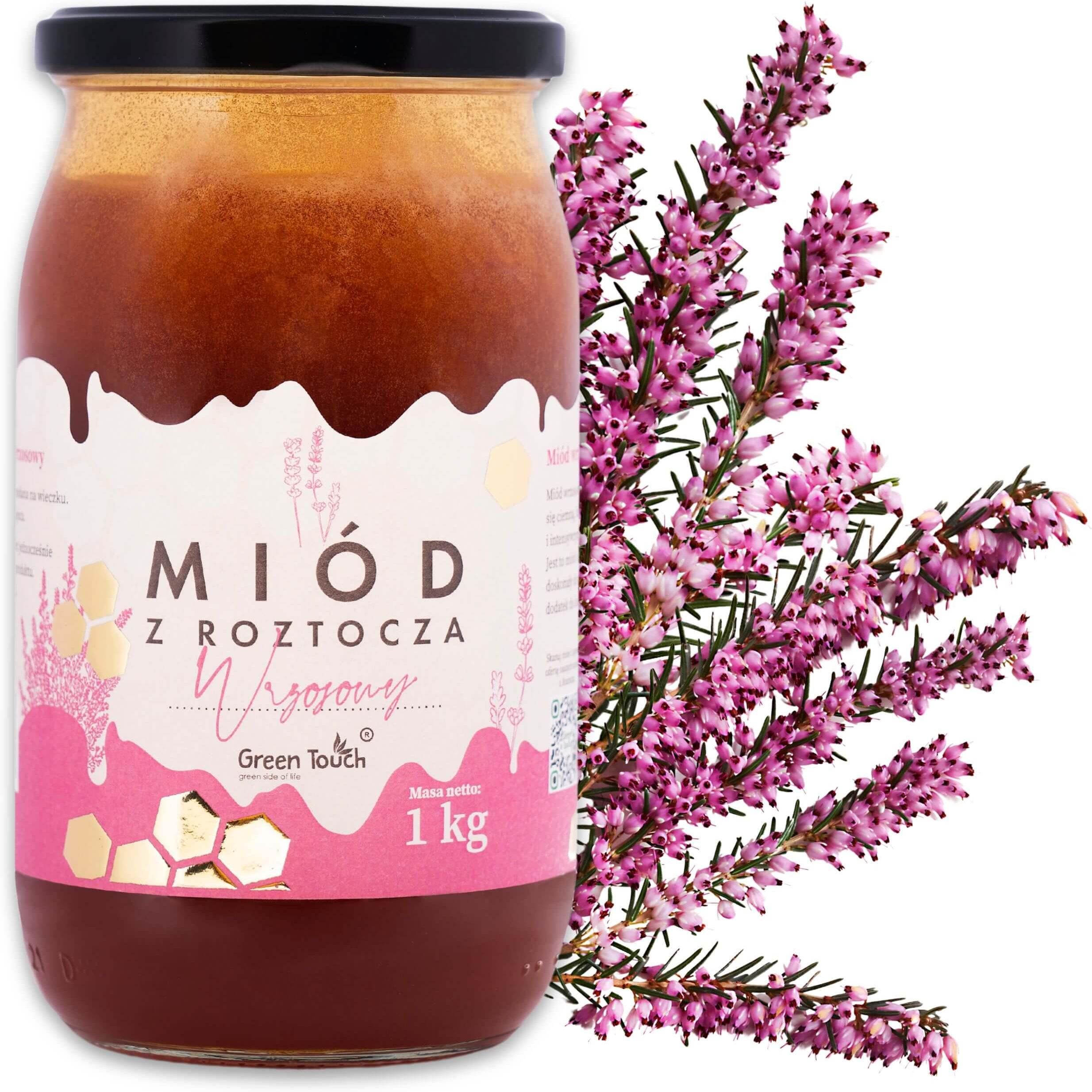 Green Touch Miód Wrzosowy 1kg Polski Naturalny I Prawdziwy Pasieka ...