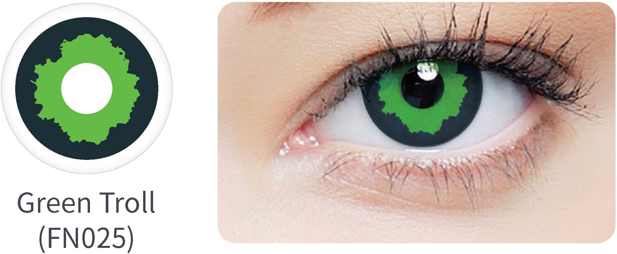 Soczewki Clearlab Phantom Green Troll Moc -00.00 1opak. - Opinie i ceny ...