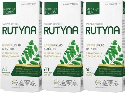 Medica Herbs Rutyna 3x60kaps - Opinie i ceny na Ceneo.pl