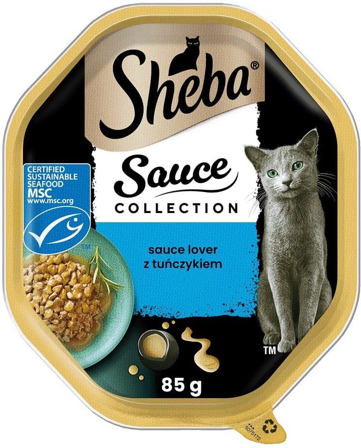 Karma Sheba Sauce Collection Tacka Kawałki W Sosie Z Tuńczykiem 22X85G ...