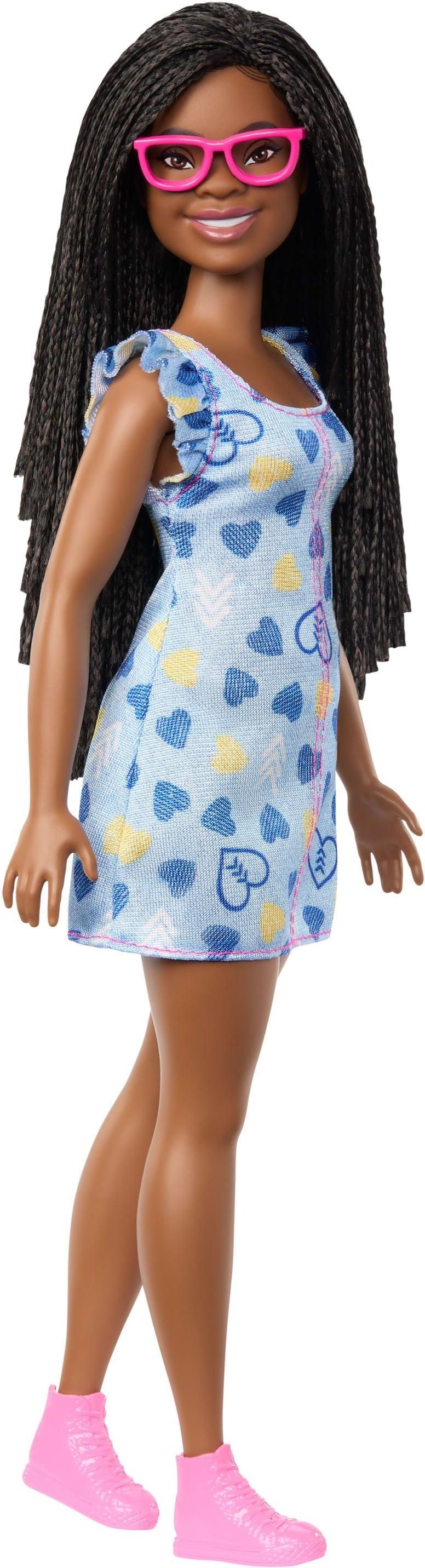 Lalka Barbie Fashionistas #229 Lalka z zespołem Downa ubrana w sukienkę ...