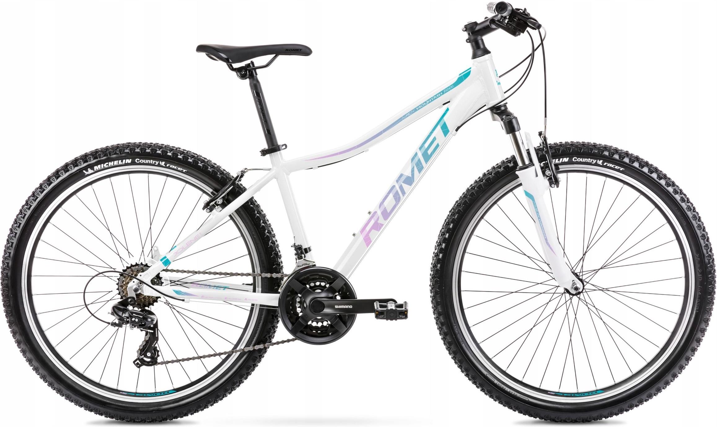 Rower Górski MTB Romet Jolene 6.1 rama L koło 26 Wielokolorowy - Rowery ...