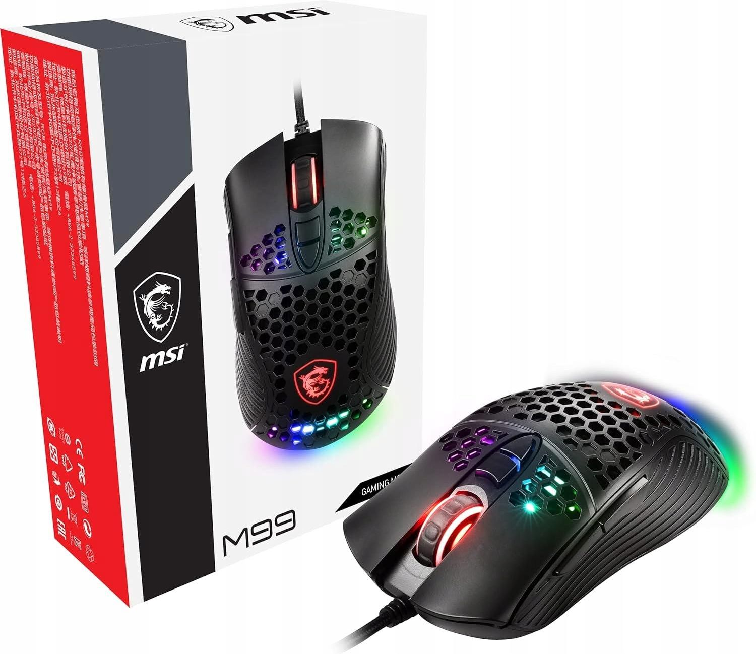 Mysz Msi M99 Pro Gaming (S120402130V33) - Opinie i ceny na Ceneo.pl
