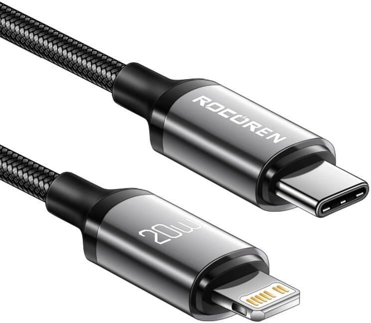 Rocoren Usb-C Do Lightning Retro Series 2M Szary - Opinie i ceny na ...