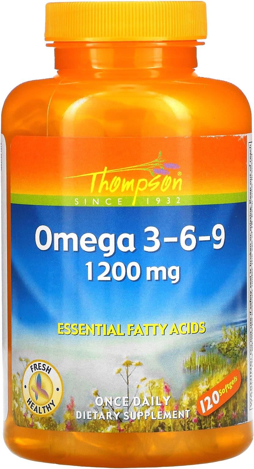 Thompson Omega 3-6-9 1200 Mg 120 Kaps - Opinie i ceny na Ceneo.pl
