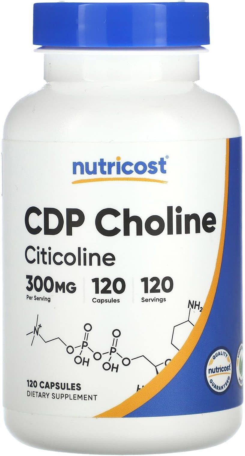 Nutricost Cdp Choline Citicoline 300 Mg 120 Kaps - Opinie i ceny na ...